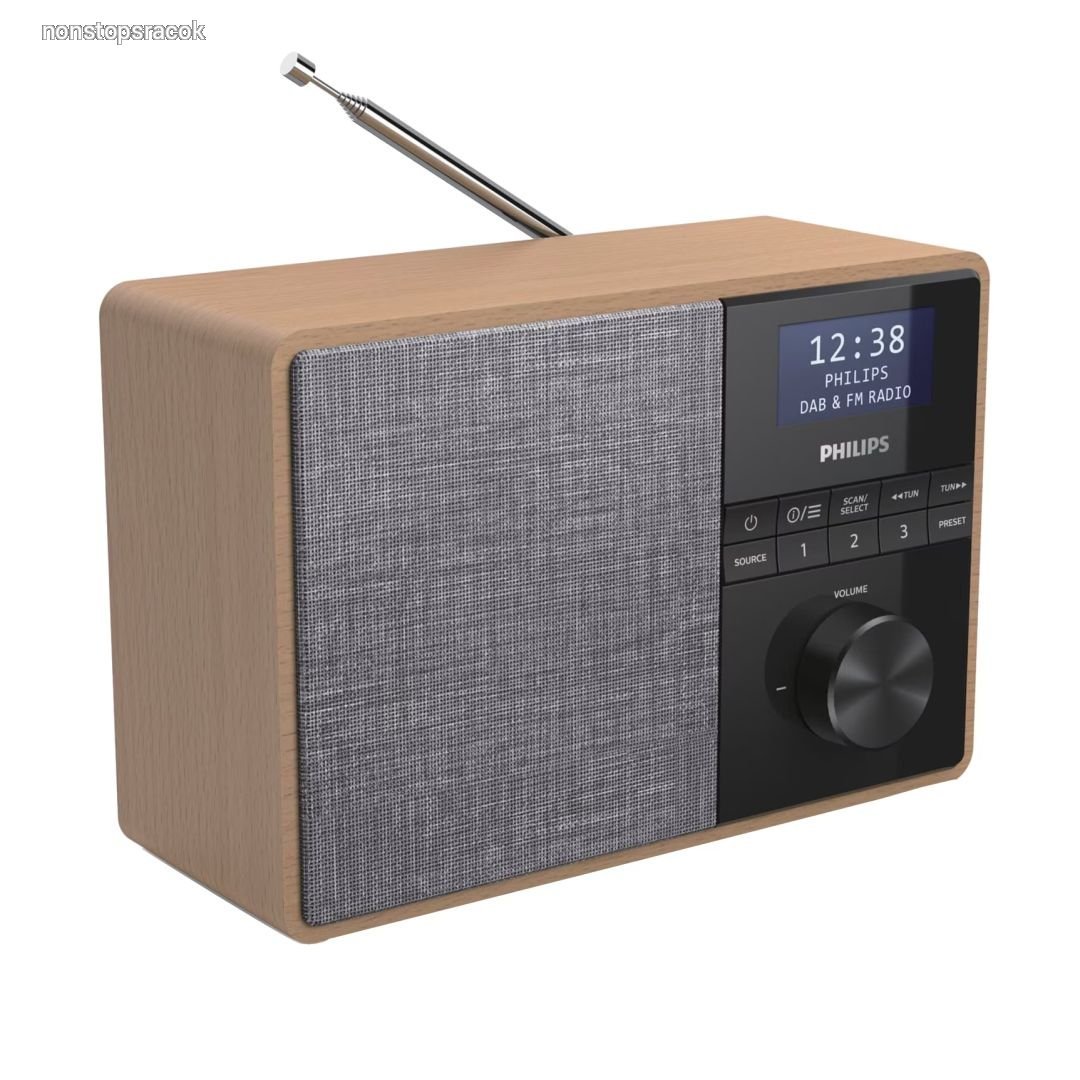 Philips Portable Radio Wood/Black TAR5505/10 Multimédia, Szórakozás ...