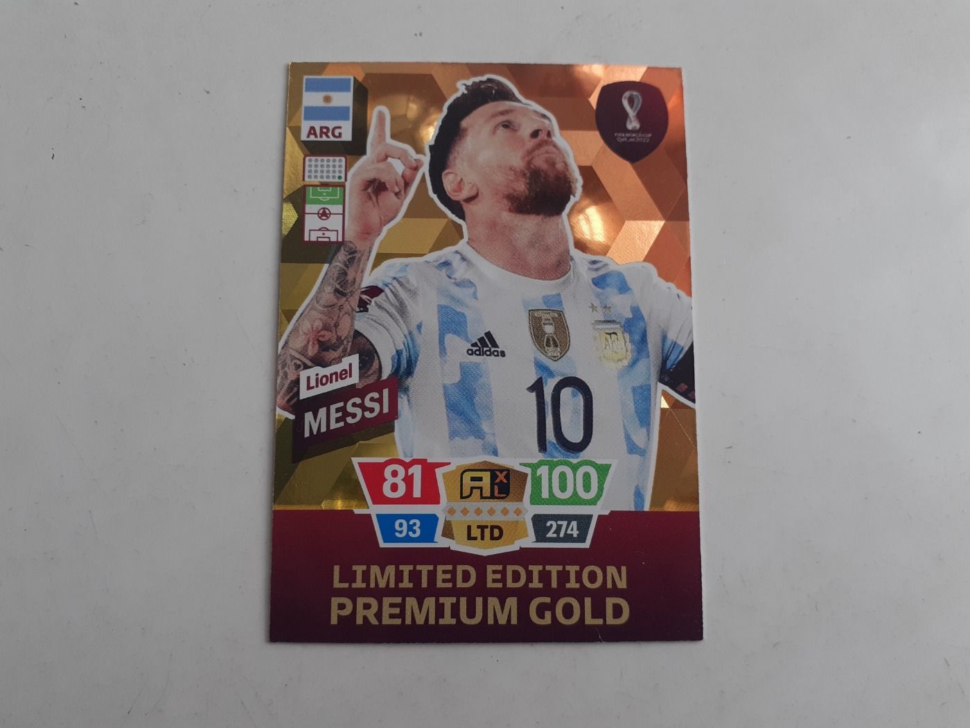 Új! Panini FIFA World Cup Qatar 2022 - Lionel Messi - Premium Limited ...