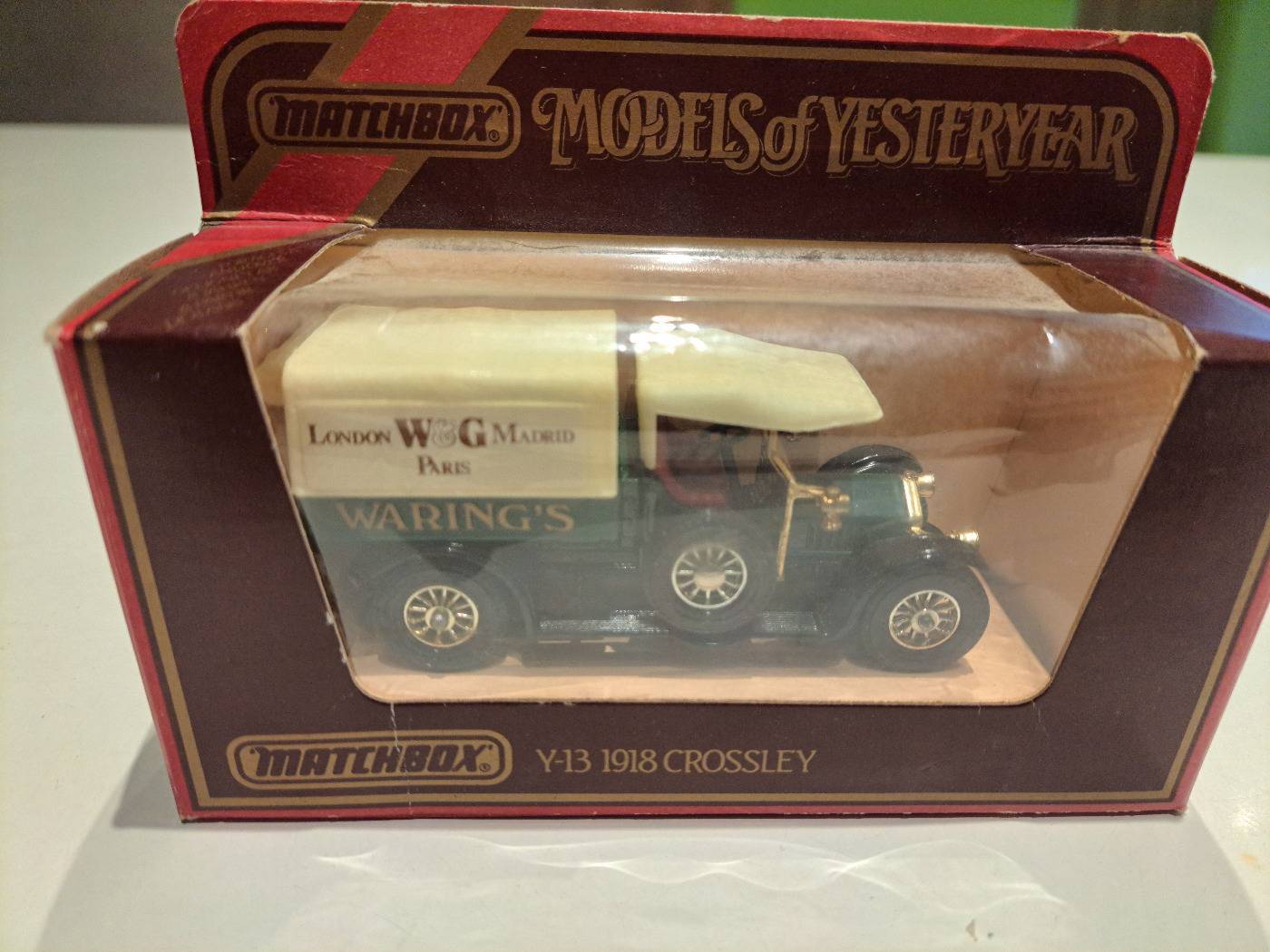 Matchbox - Models of Yesteryear Y-13 Crossley 1918 _ Warings