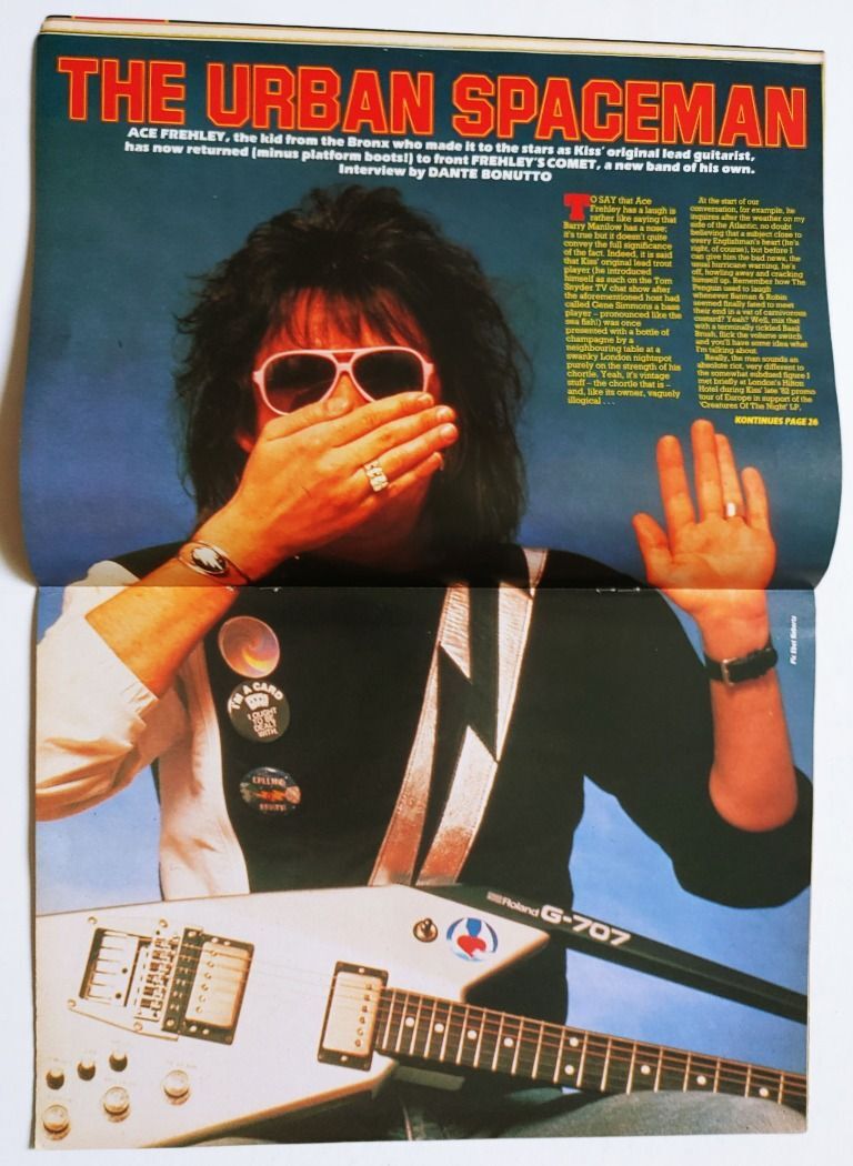Kerrang 1985/93 Ace Frehley Kiss Alaska Tormé Fiona John Paul Jones ...