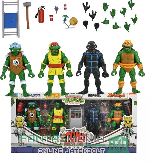16-18cmes Tini Nindzsa Teknőcök figura Ultimate NECA - STUMP Wrestling ...