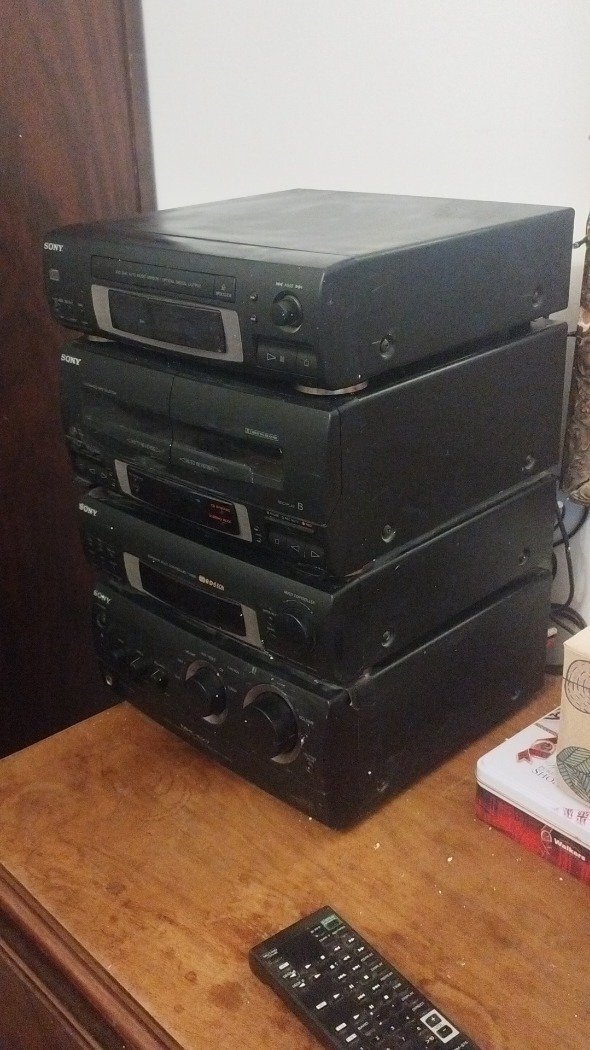 Sony MHC-EX7 mini hifi torony 2 120 wattos, 6 Ohmos EE-EX 70 hangfallal ...