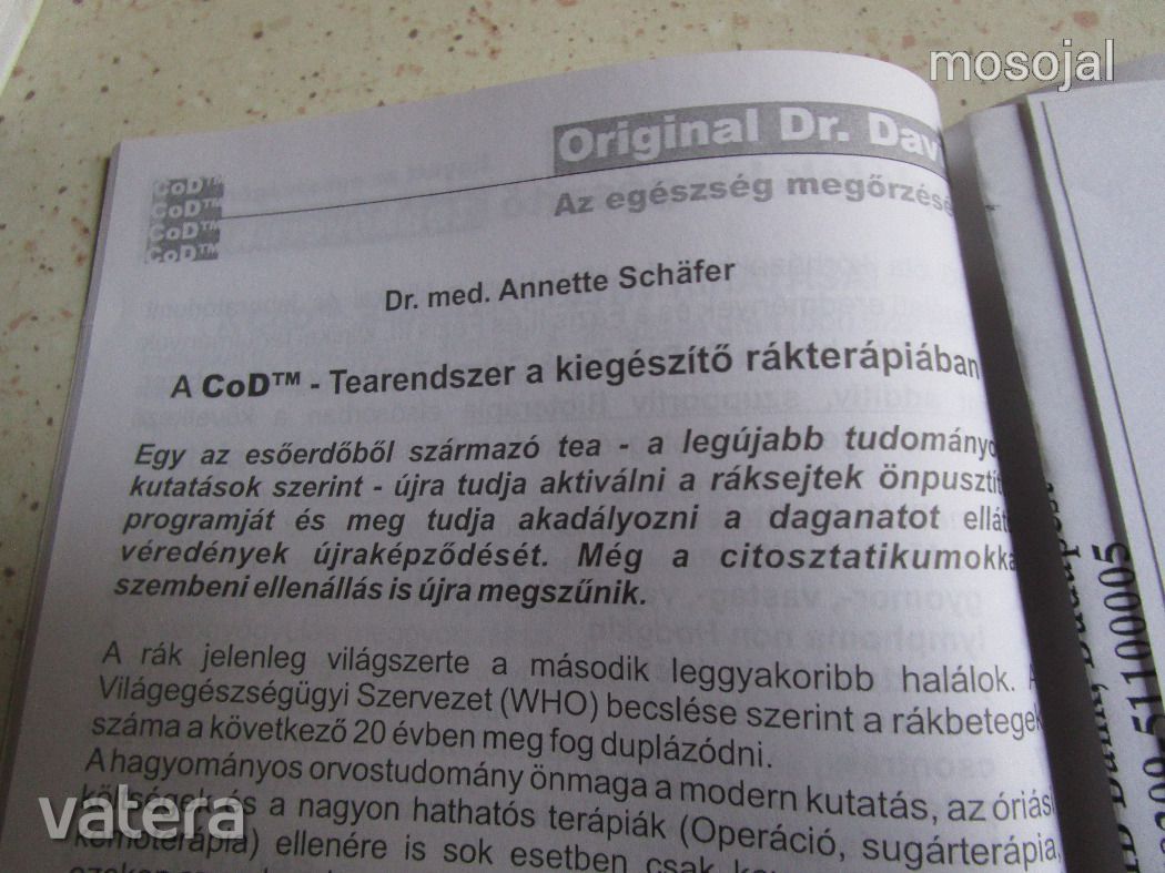 SEGITSÉG RÁK ESETÉN : DR DÁVID TAMÁS - LI QIN COD TM TEA IMMUNGYENGESÉG ...