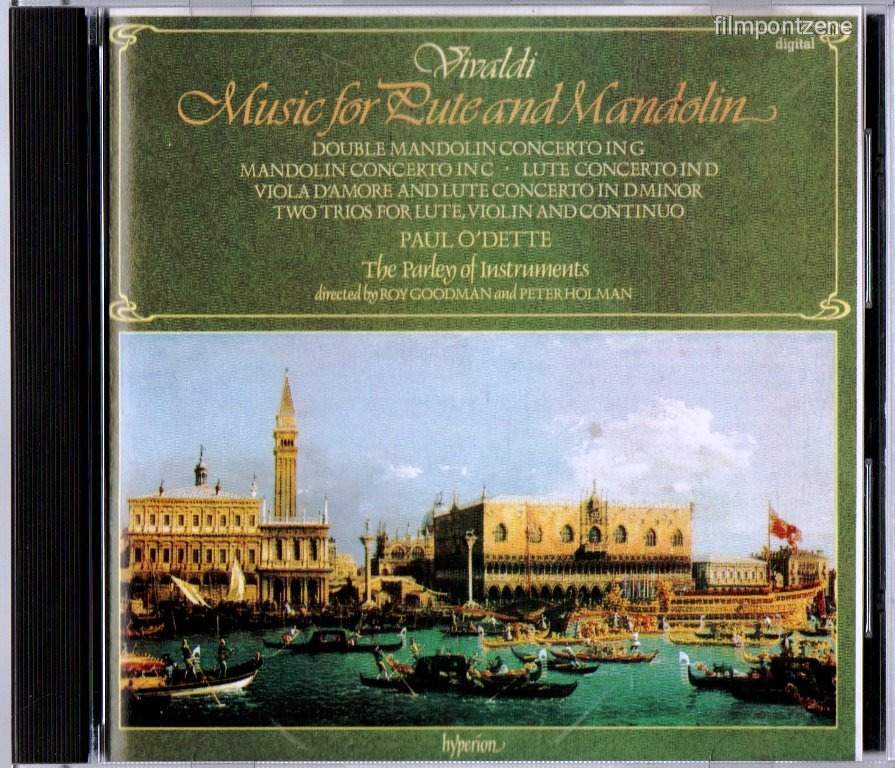 Vivaldi: Music for lute and mandolin (1984) CD Paul ODetto - lant ...