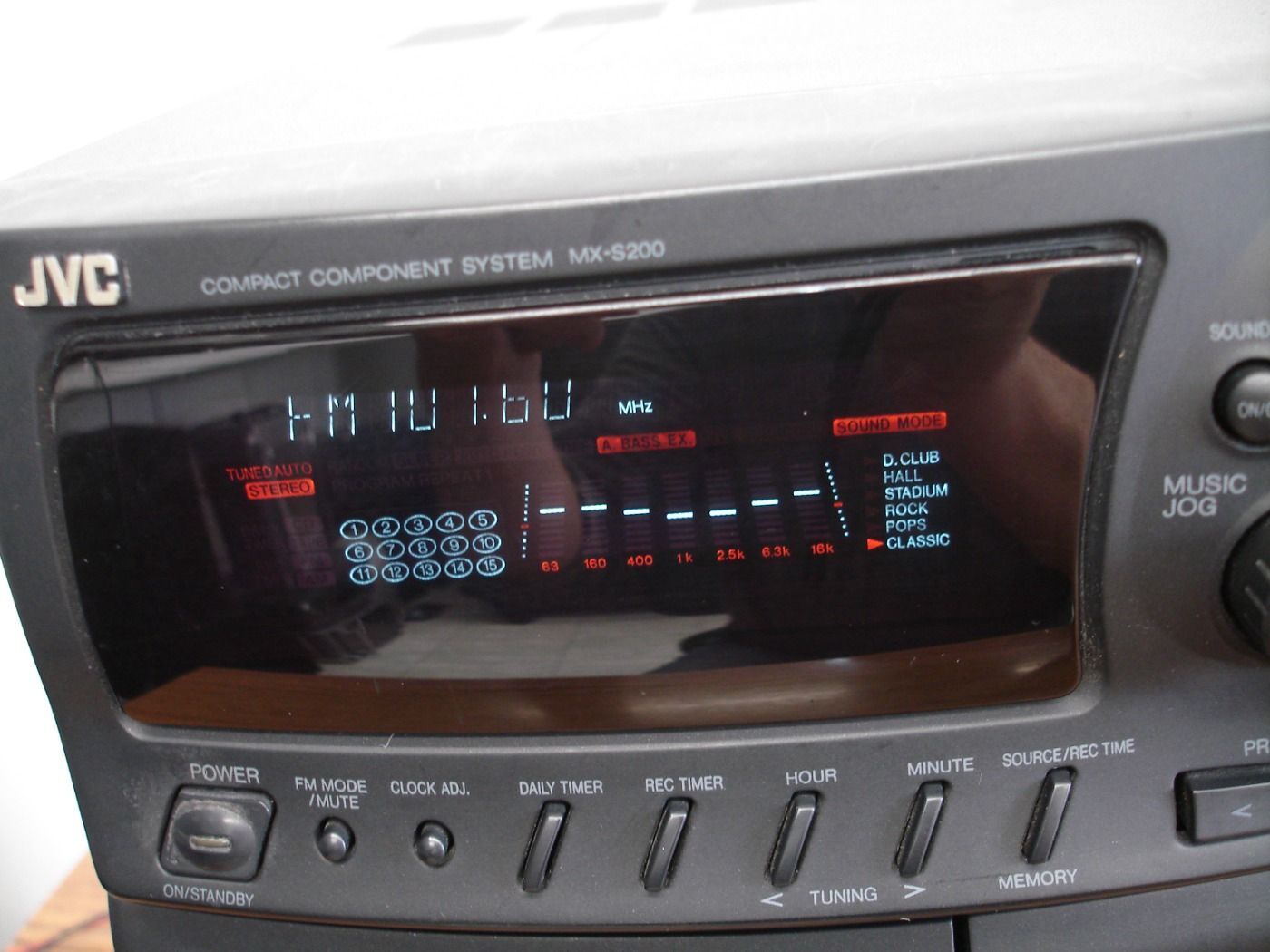 JVC CA-S200 mini hifi rádió tuner - magnó - CD - AUX (meghosszabbítva ...