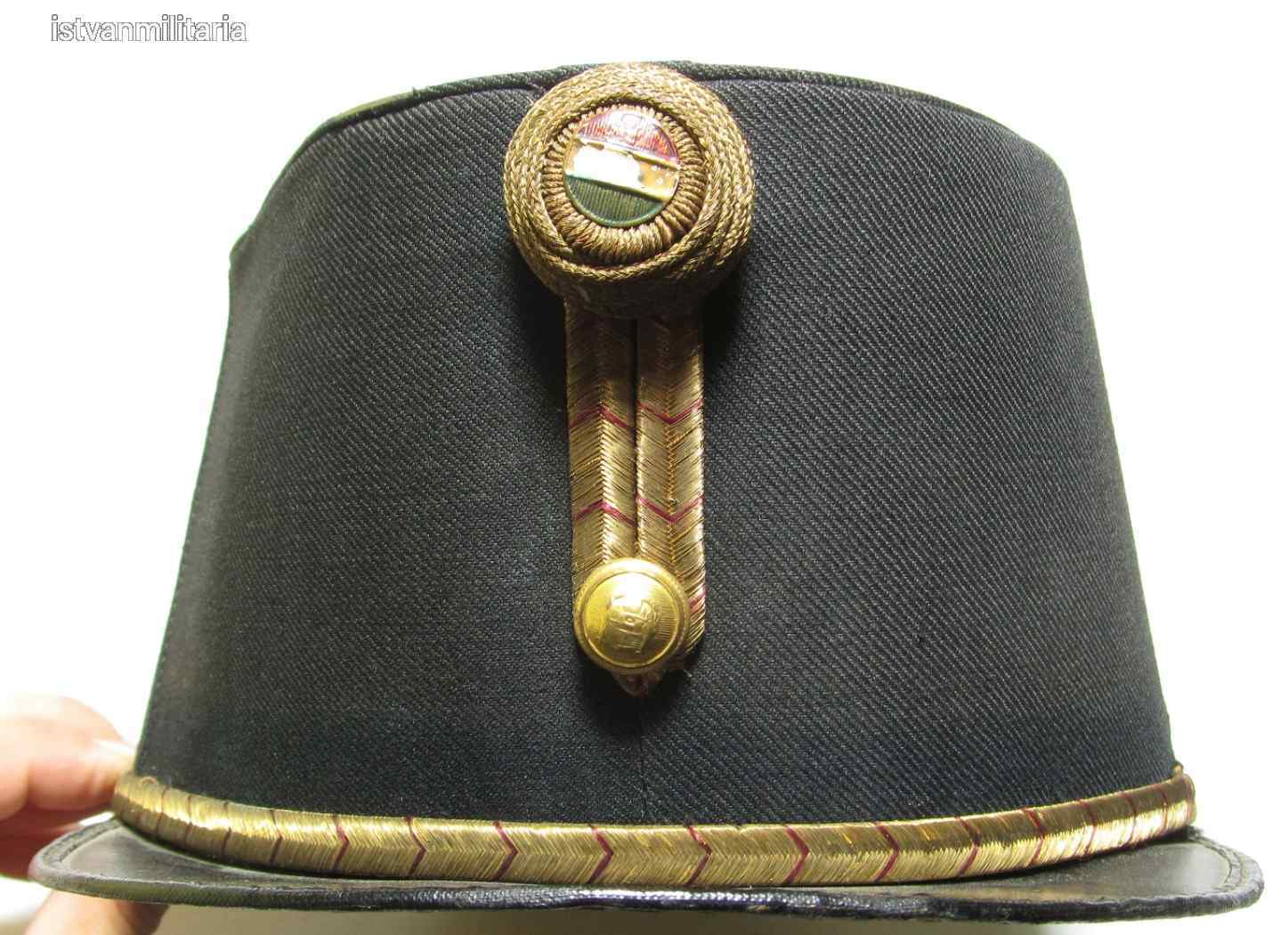 .Horthy kor Tiszti kimenő társasági sapka (Babmérő) 1Ft Nmá!