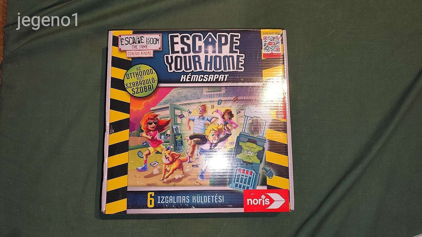 Noris Escape Room - Your Home Kémcsapat - társasjáték - ÚJ BONTATLAN