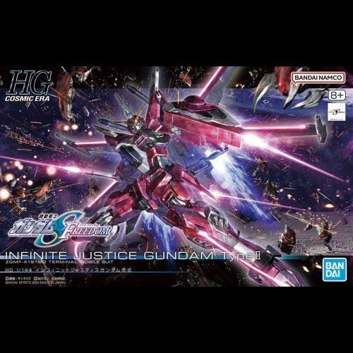 Bandai HGCE 1/144 Infinite Justice Type II Gundam Figura (GUN66692)