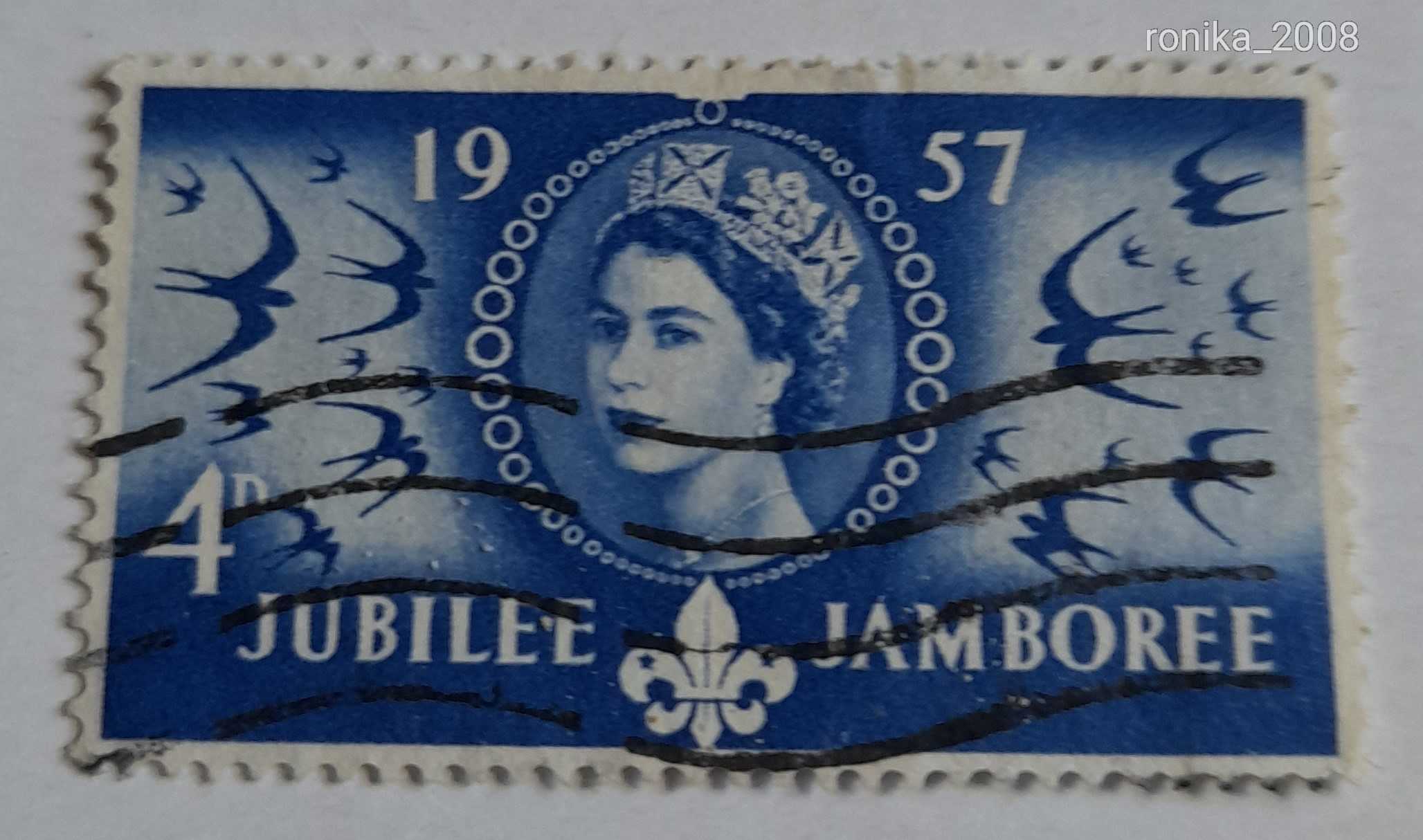 1957 A cserkészmozgalom 50. évfordulója és a világcserkész jubileum 4 d ...