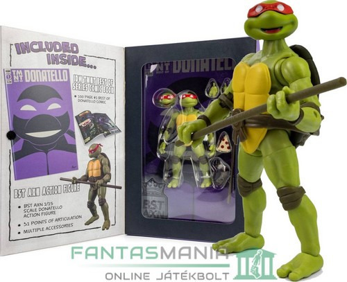 000 13cmes TMNT Tini Nindzsa Teknőcök - Donatello / Donnie Ninja Teknős ...