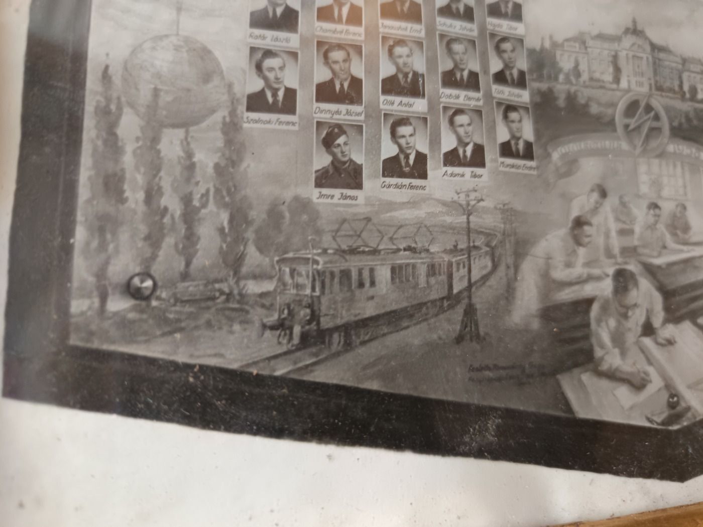 SZEGED 1953 RÁKOSI KOR VILLAMOSIPARI TECHNIKUM NAGYON JÓ GRAFIKA ...