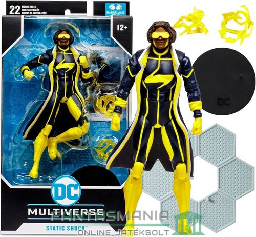 18cm-es DC Multiverse figura - Static Shock figura New 52 megjelenés ...