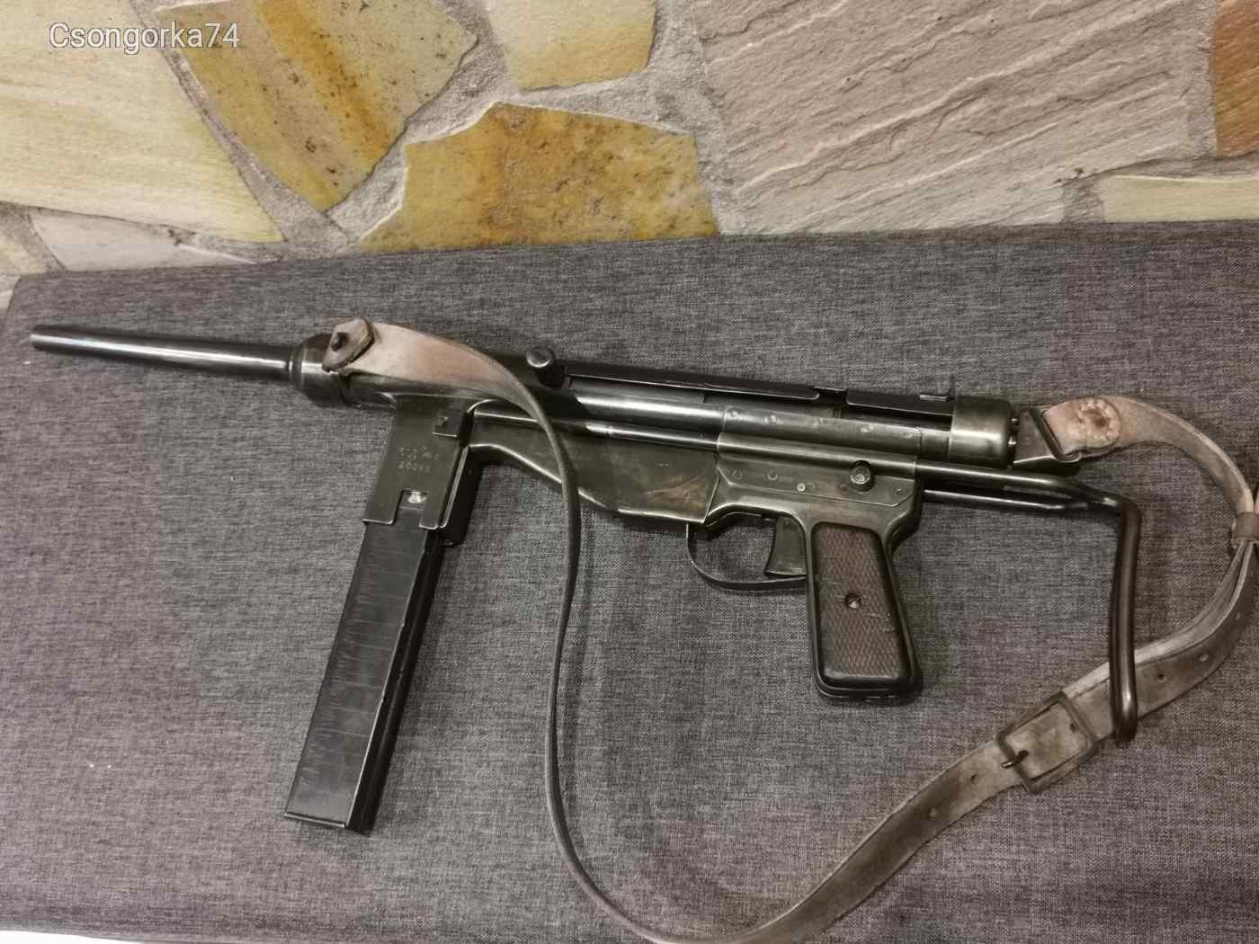 Extrém ritka Portugál MP40 FBP48 géppisztoly szép állapotban