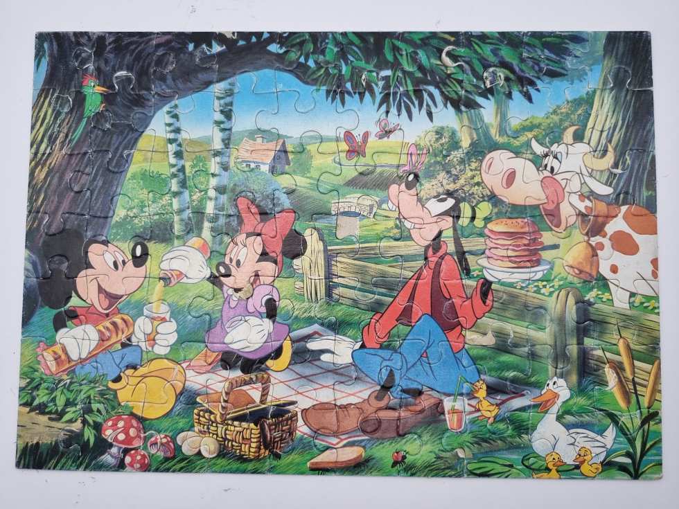 Mickey Mouse (Mickey egér), Minnie Mouse (Minnie egér), Goofy Puzzle 70