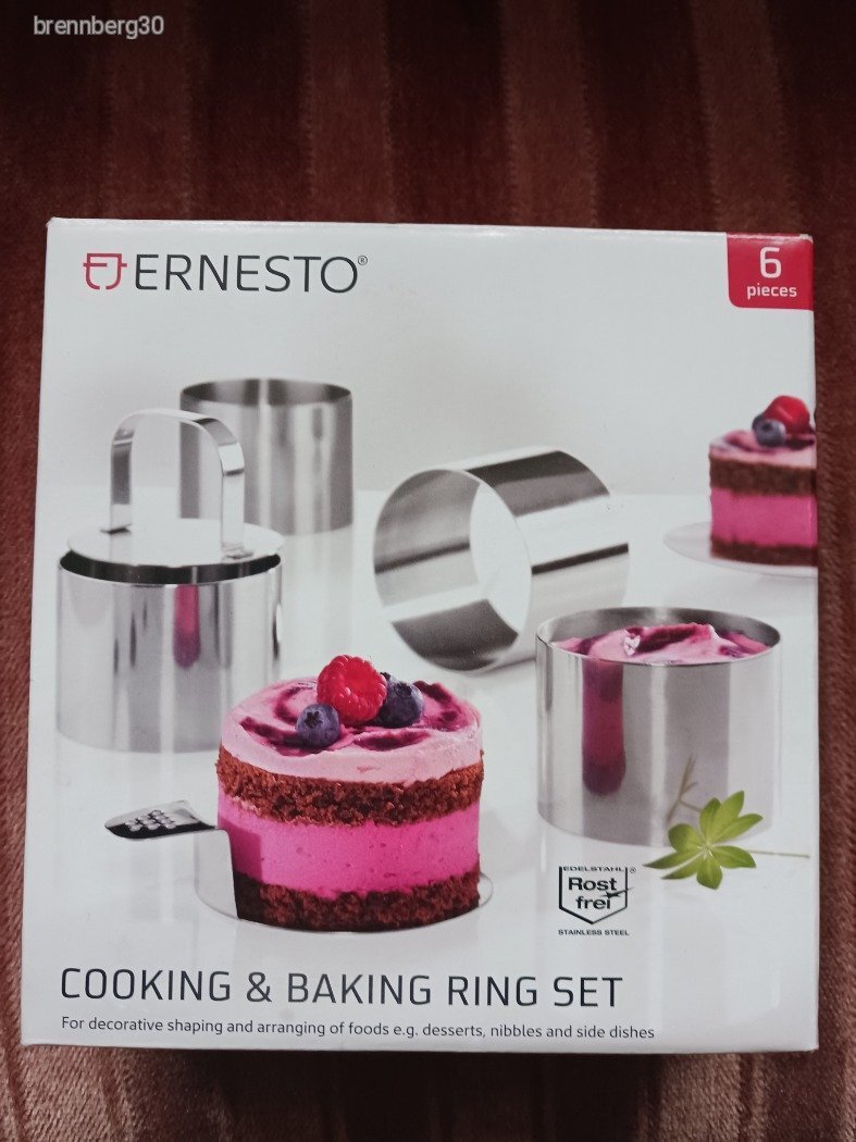 Sütemény és ételforma kellék (6 részes-4 kerek forma tálaláshoz)