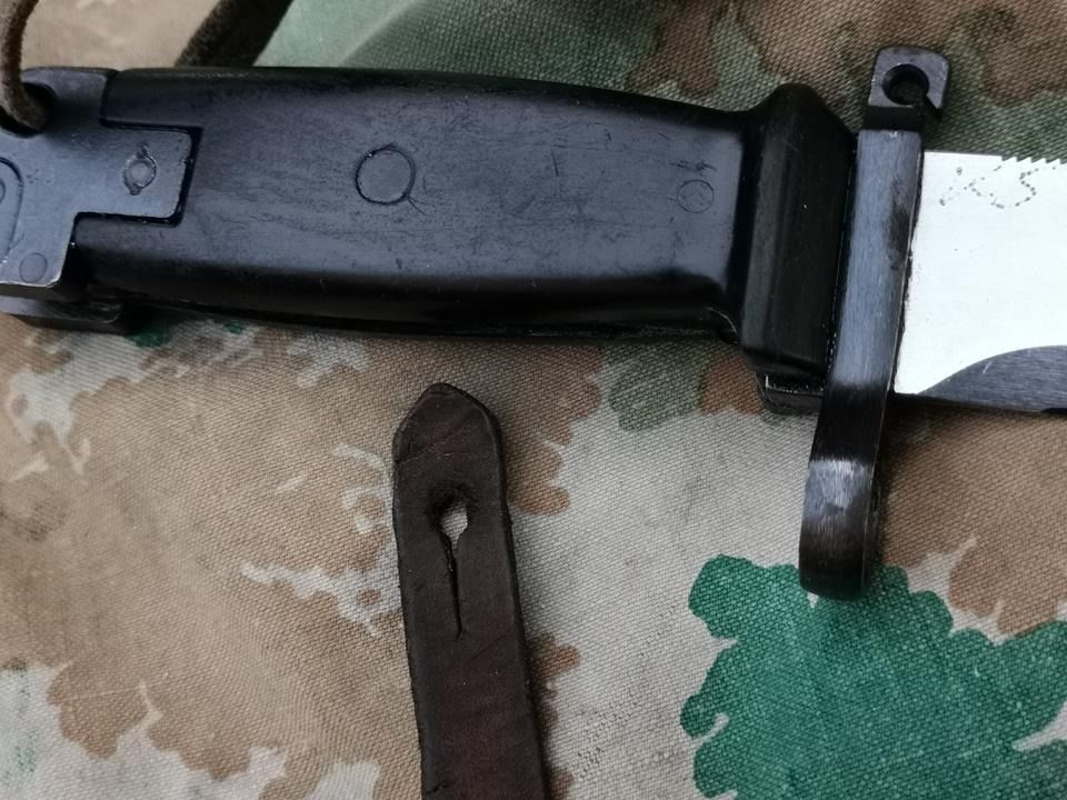 Fekete bakelit markolatos hibátlan AK47 AKM Dragunov bajonett szép ...