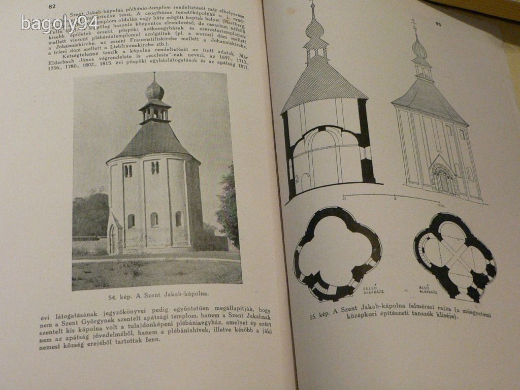 BOGYAY TAMÁS DR.: A JÁKI APÁTSÁGI TEMPLOM ÉS SZENT JAKAB KÁPOLNA