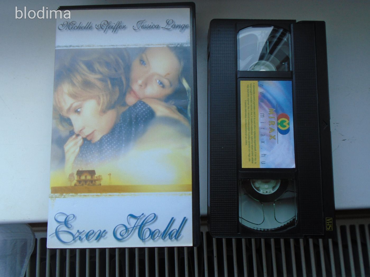 VHS EZER HOLD MICHELLE PFEIFFER,JESSICA LANGE (meghosszabbítva ...