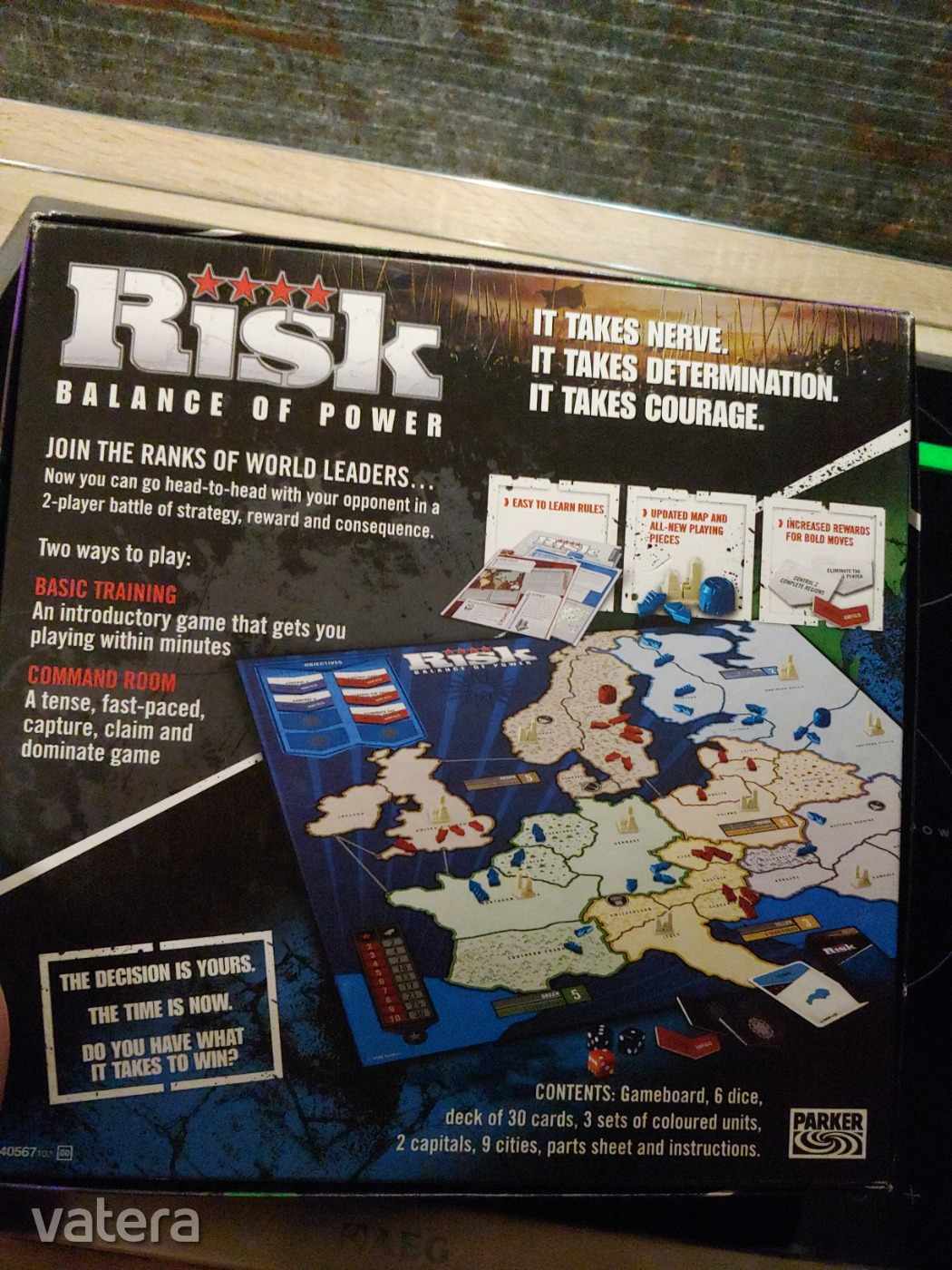 Risk Balance of Power 2 Player Board Game by Hasbro 100 Complete