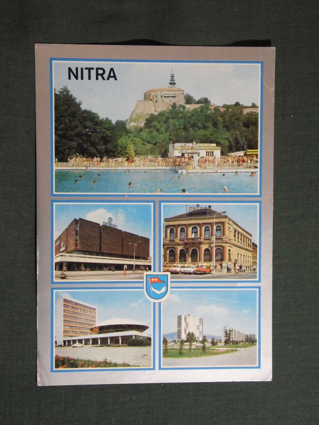 Képeslap,Szlovákia,Nitra,Nyitra,Hrad,Vár,Tatra Hotel,Prior áruház ...