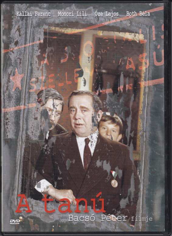 A tanú dvd (Bacsó Péter filmje; fsz: Kállai Ferenc, Monori Lili, Őze Lajos)