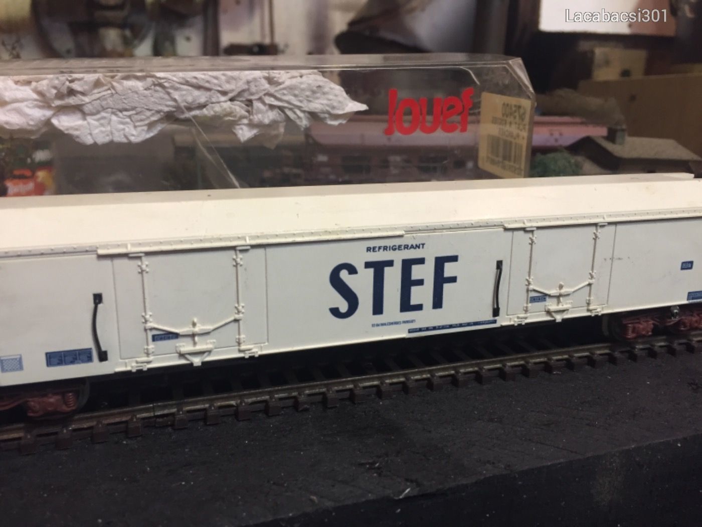 Jouef H0 STEF francia holűttő kocsi. Ilyet se kapni mostanság!