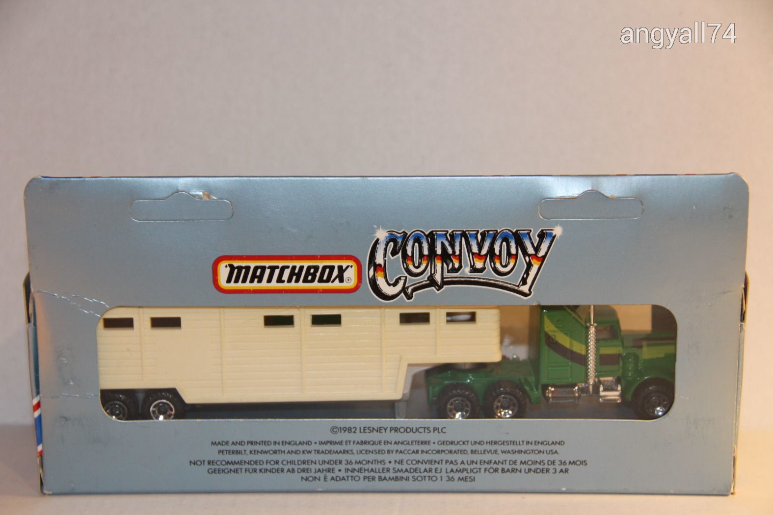 Matchbox - Convoy - Kenworth Horsebox Transporter - CY6 - Vatera.hu
