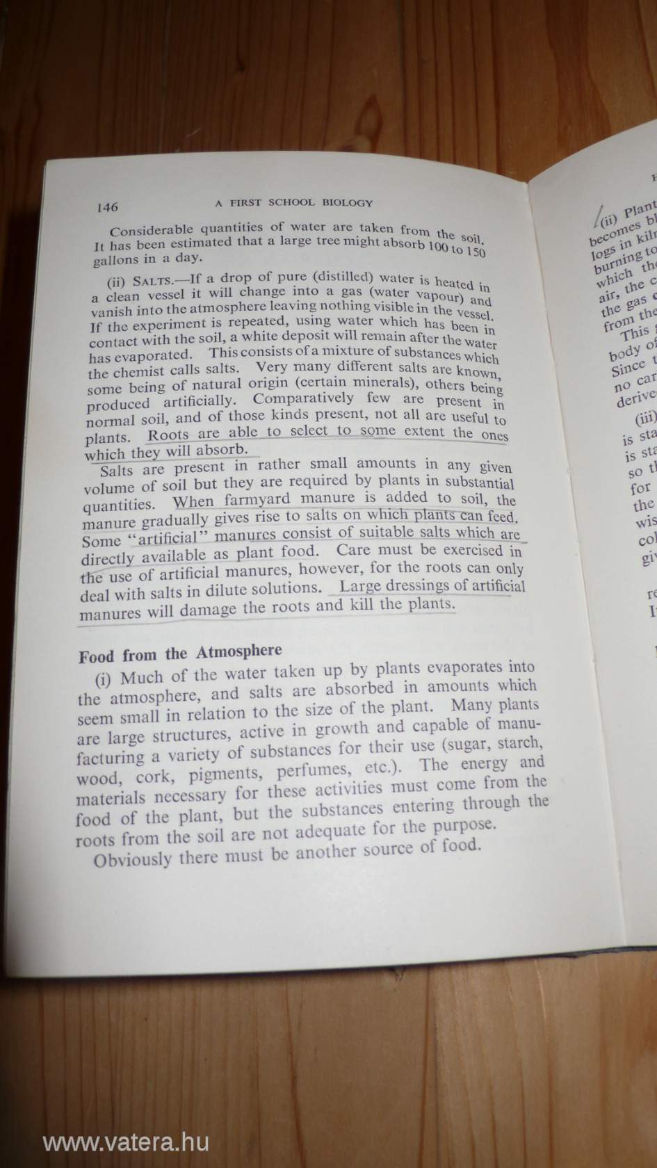 Régi angol biológia tankönyv - Archer: A First School of Biology - 1961