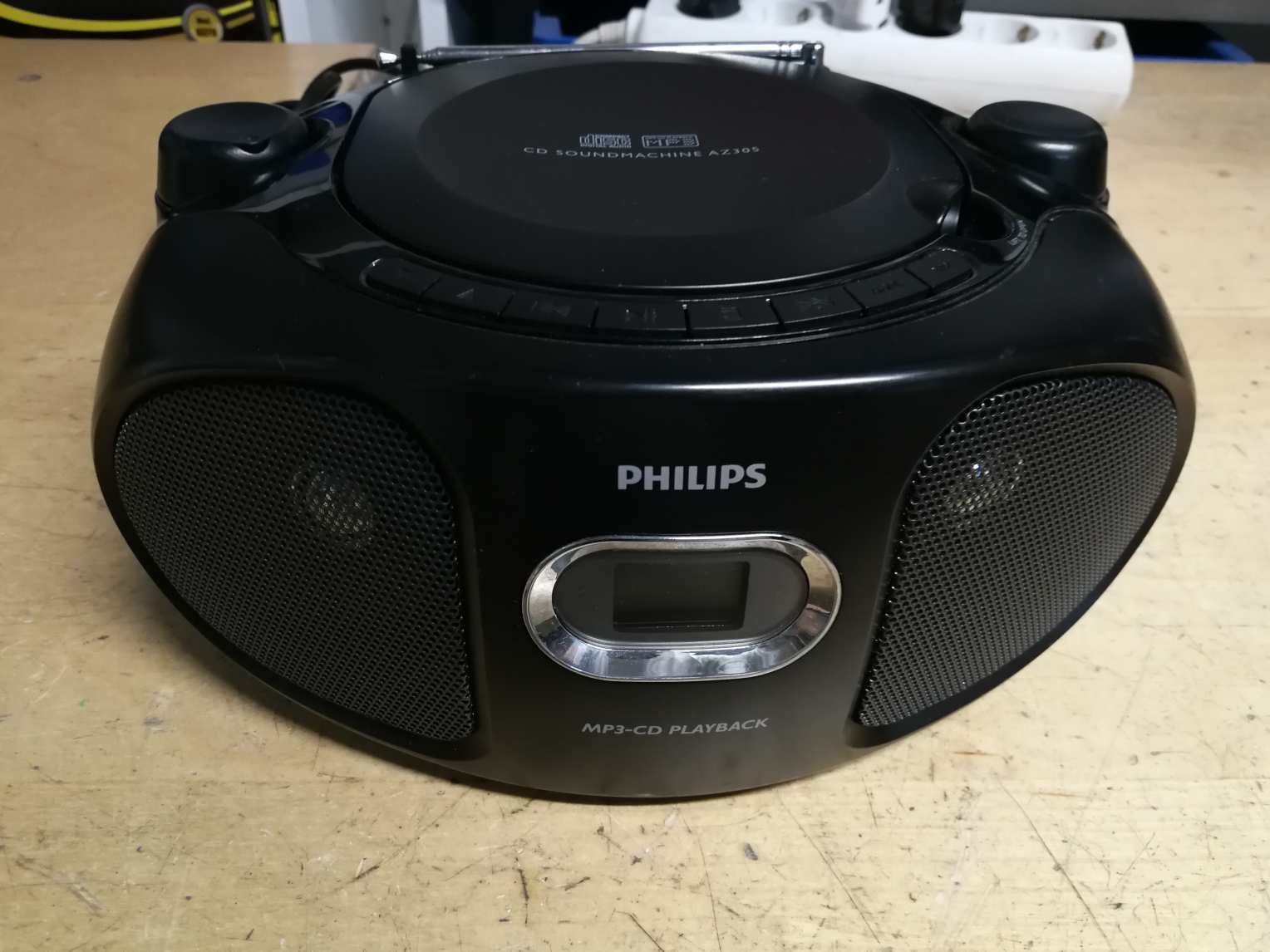 Philips CD Soundmachine AZ305 hordozható CD lejátszó / magnó