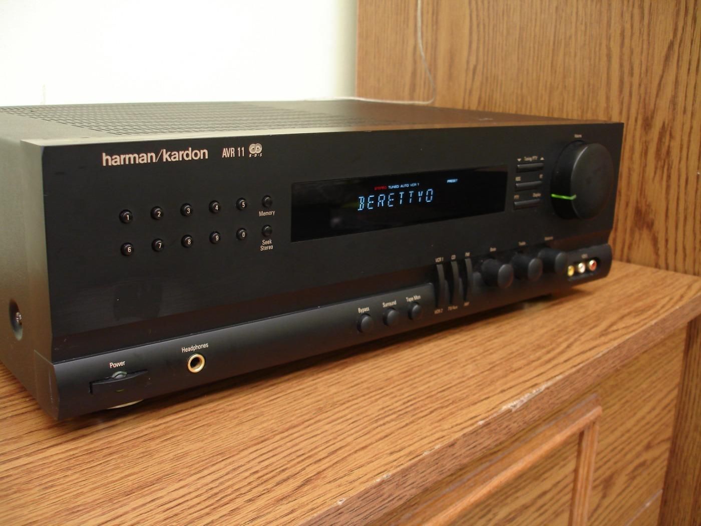 Harman Kardon AVR11 Hatalmas nehéz RDS rádió erősítő receiver 450W