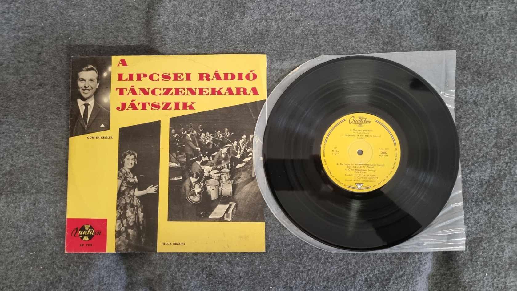 LIPCSEI RÁDIÓ TÁNCZENEKARA, GÜNTER GEISLER, HELGA BRAUER (10”) - LP