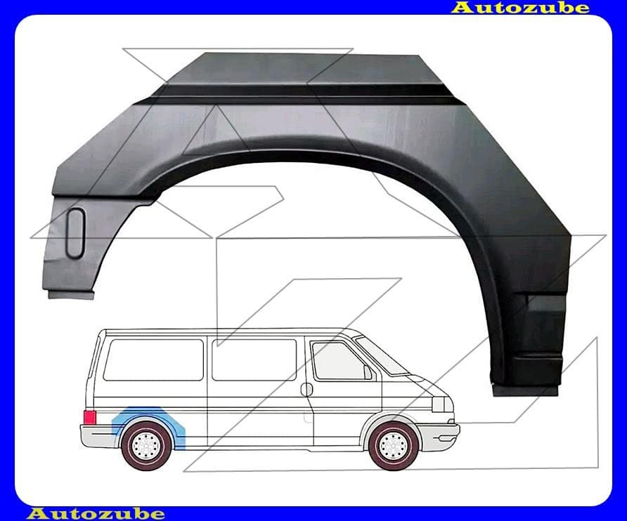 VW CARAVELLE T4 1990.09-1995.12 /70,7D/ Hátsó sárvédő javítóív jobb ...