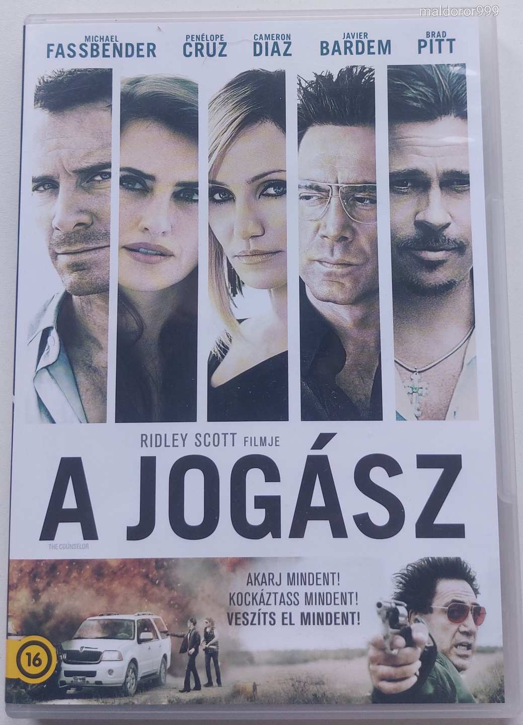 A JOGÁSZ (R: Ridley Scott,Fsz:Michael Fassbender,Penelope Cruz,Cameron ...