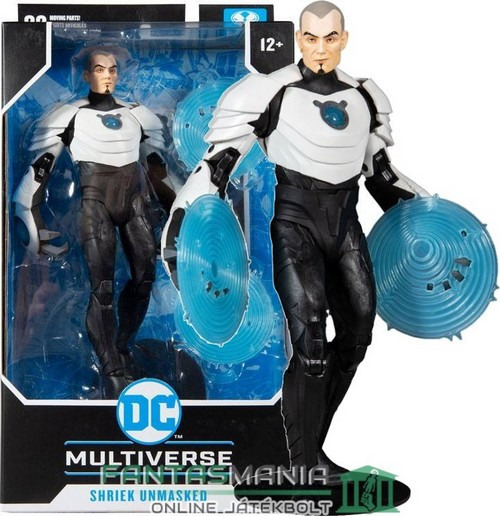 18cm-es DC Multiverse Shriek figura - Unmasked maszktalan variáns ...