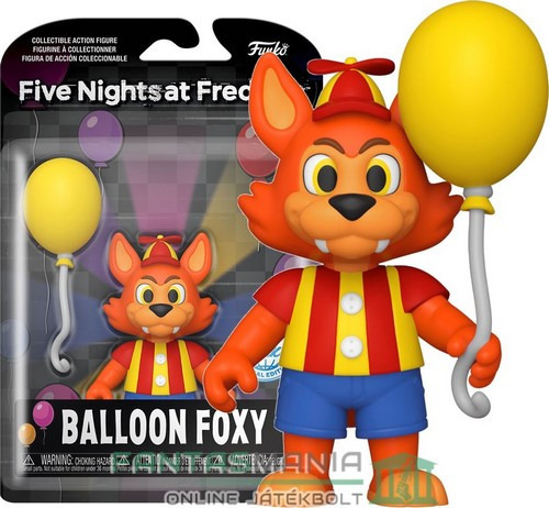 000 Five Nights at Freddys 14cmes FNAF Ballon / Balloon Foxy róka ...