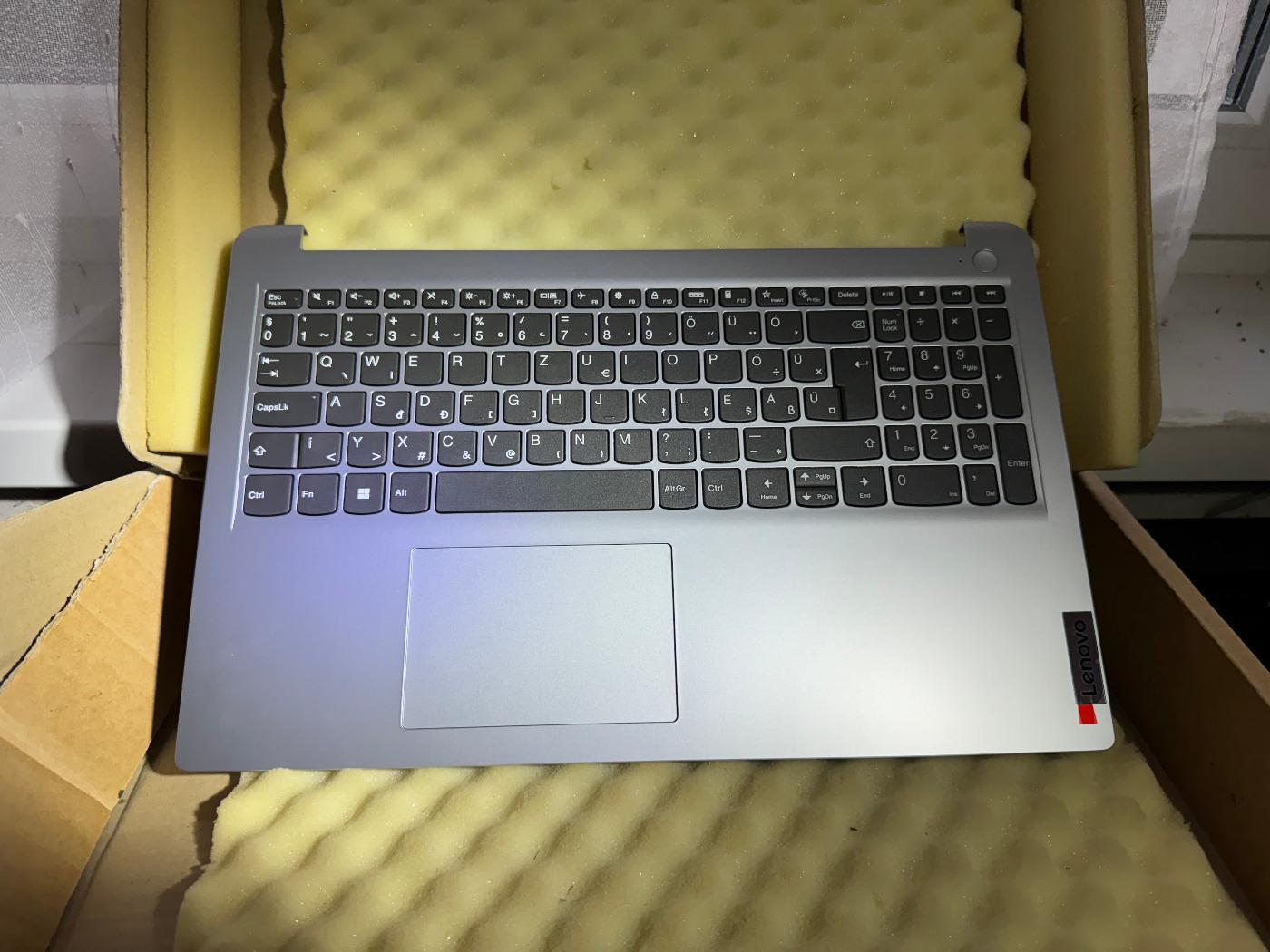 Lenovo Ideapad 1-15AMN7 magyar billentyűzet komplett palmrest új 5CB1J51296