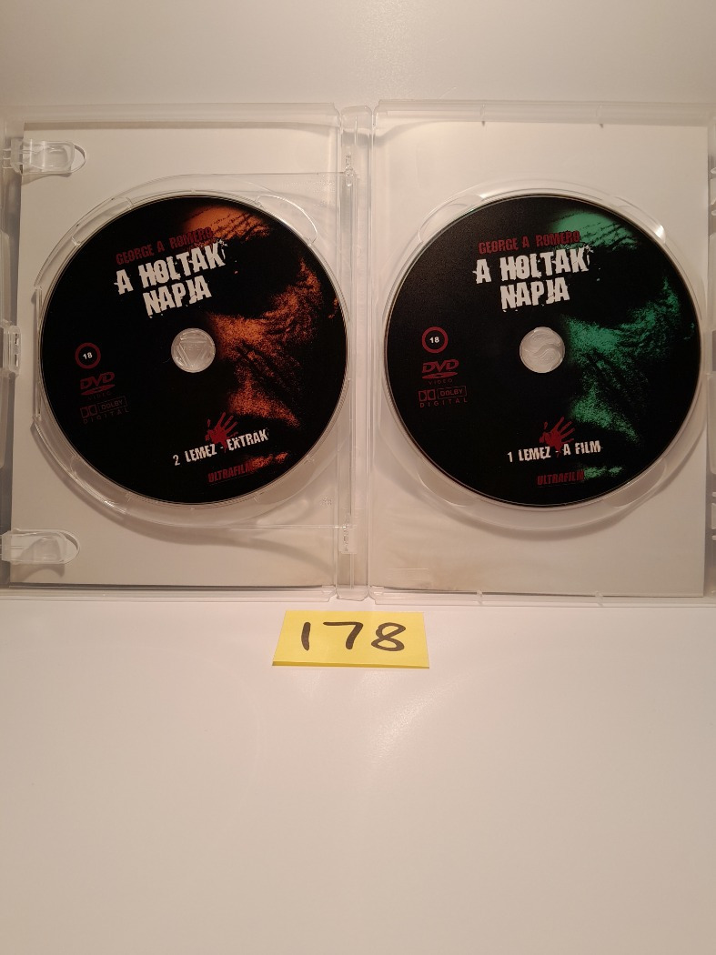 Jó állapotú DVD 178 A holtak napja -Duplalemezes- Lori Cardille, Terry ...