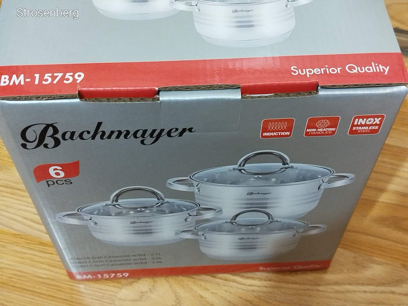 Bachmayer home 6 részes rozsdamentes lábas készlet eladó! - Vatera.hu