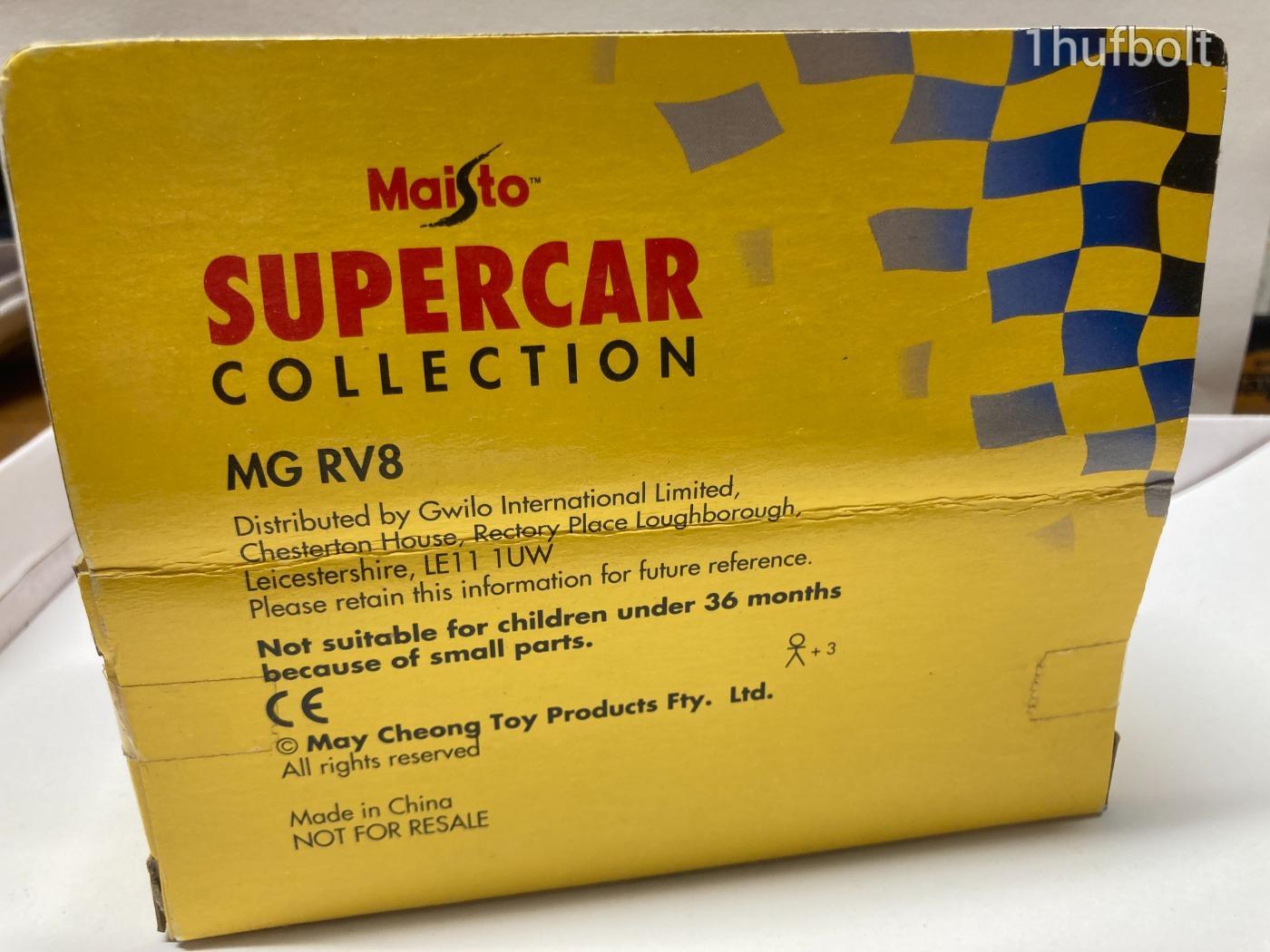 - Maisto Supercar Collection - MG RV8 - 1:40 - autó modell - új ...
