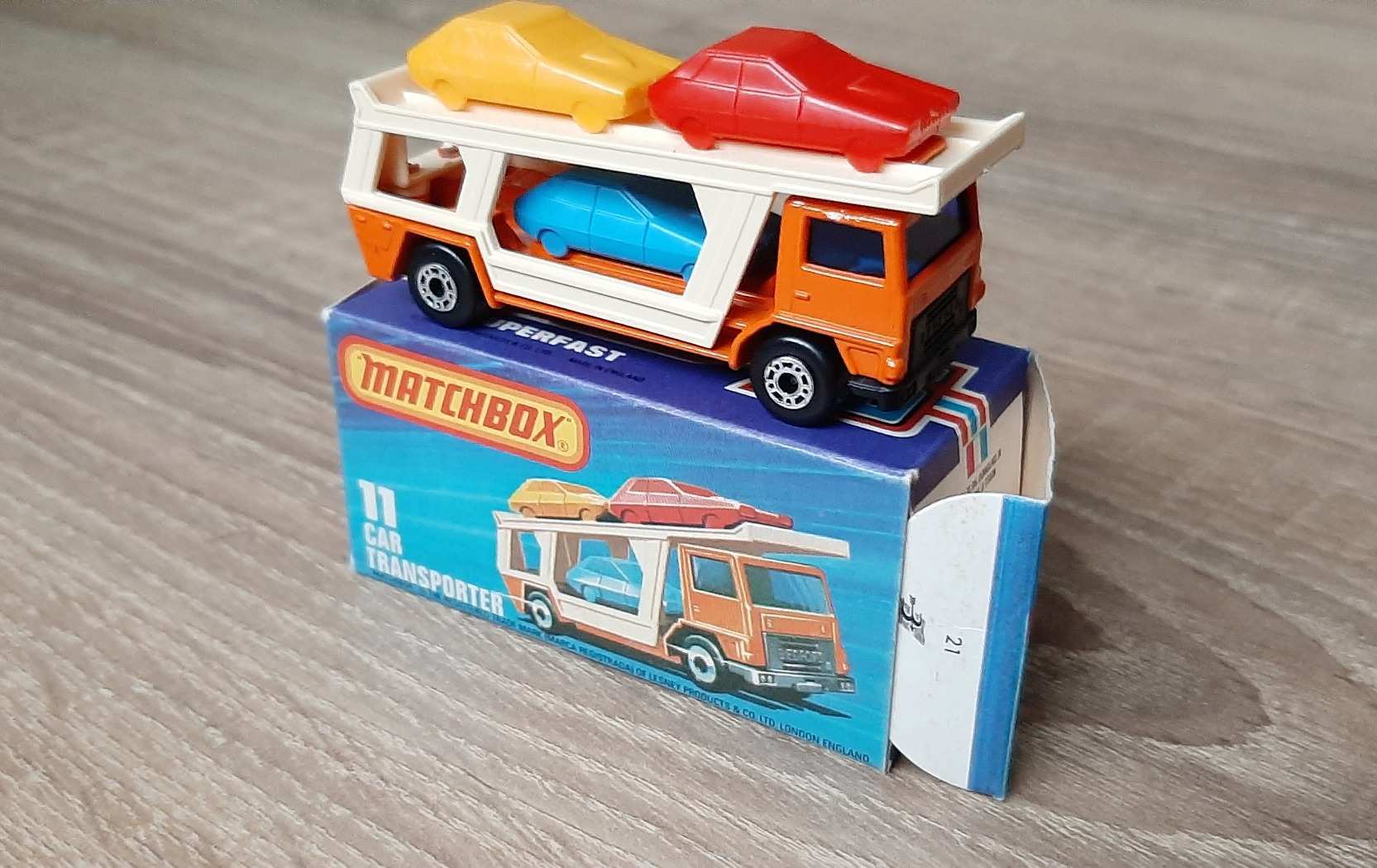 matchbox superfast 11 Bedford cartransporter - Vatera.hu