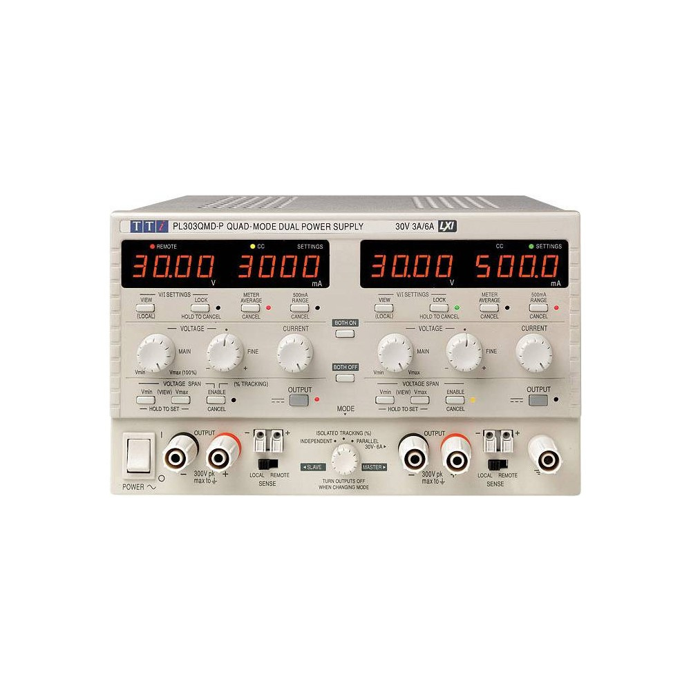 Aim TTi PL303QMD Labortápegység, szabályozható Kalibrált (ISO) 0 - 30 V ...