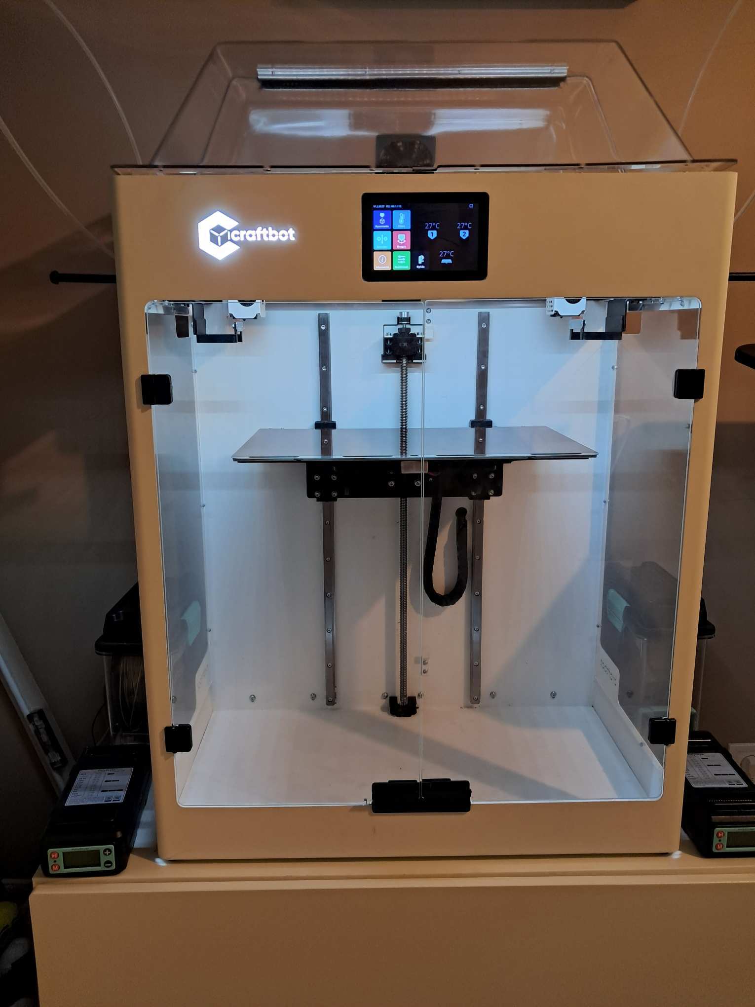 CraftBot Flow IDEX XL - 3D nyomtató, 2 extruderes verzió, garanciális