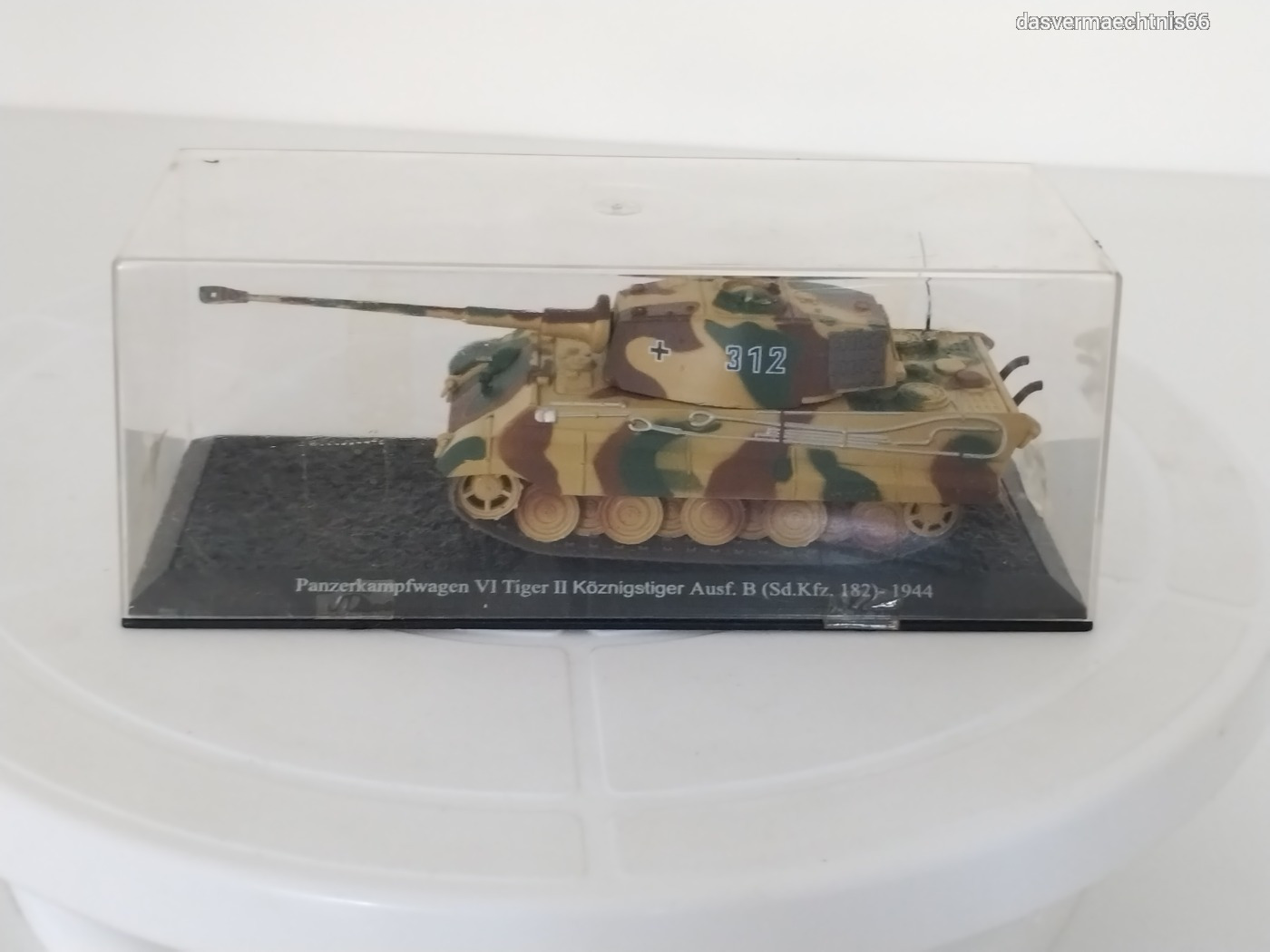 Kisautó Die cast and plastic Katonai Panzerkampfwagen V1 Tiger II ...