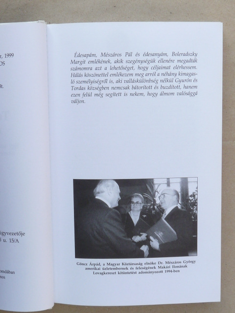 George Mészáros: Te is lehetsz milliomos - Egy amerikai magyar ...