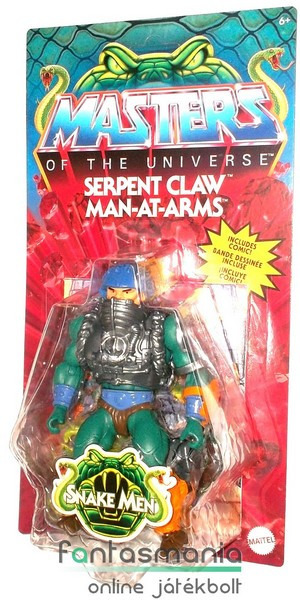 14 cm-es Masters of the Universe / He-Man - Serpent Claws Man-at-Arms ...