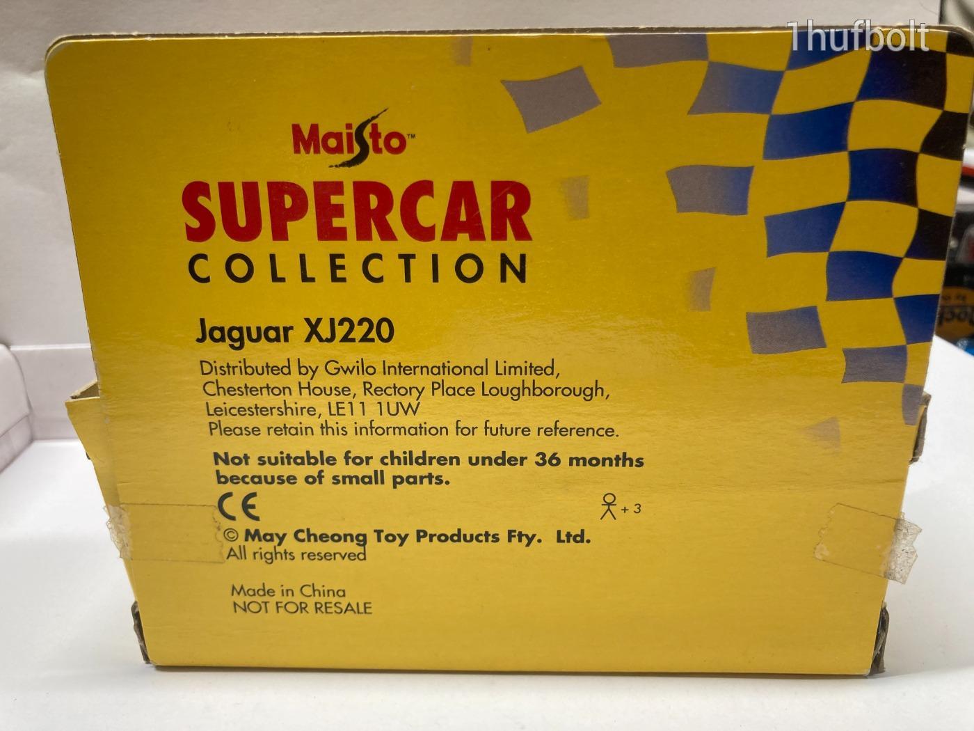 - Maisto Supercar Collection - Jaguar XJ220 - 1:40 - autó modell - új ...