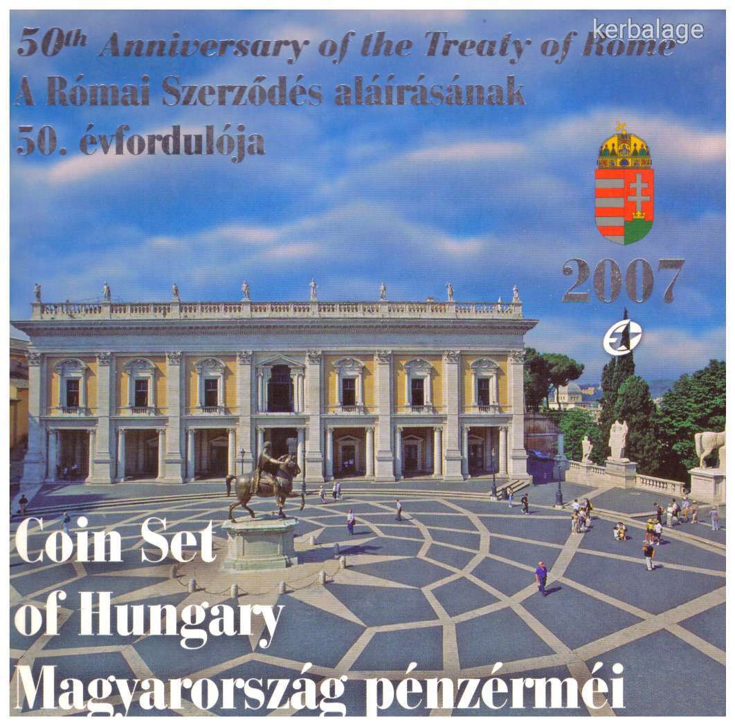 RÓMAI SZERZŐDÉS dísztokos FORGALMI SOR 2007 PP Csak 5000 db készült!