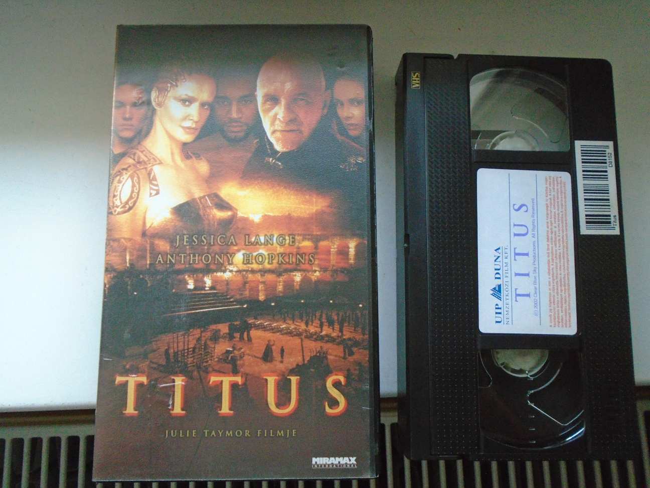 VHS TITUS ANTHONY HOPKINS,JESSICA LANGE (meghosszabbítva: 3482483426 ...