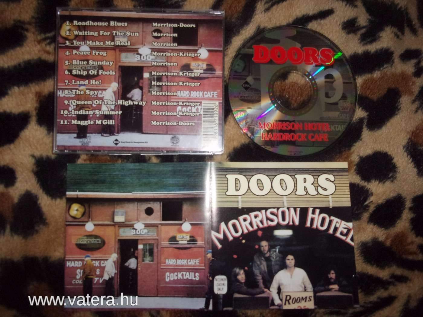 THE DOORS BOX SET 1997.4CD+KÖNYV JIM MORRISON +RITKA MAGYAR KIADÁSÚ ...