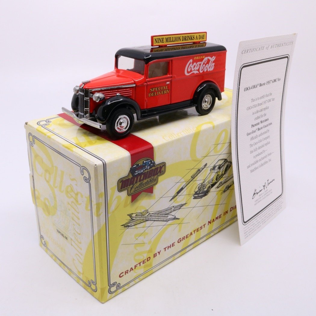 Matchbox Collectibles YPC02-M Coca Cola Brand 1937 GMC Van - Vatera.hu